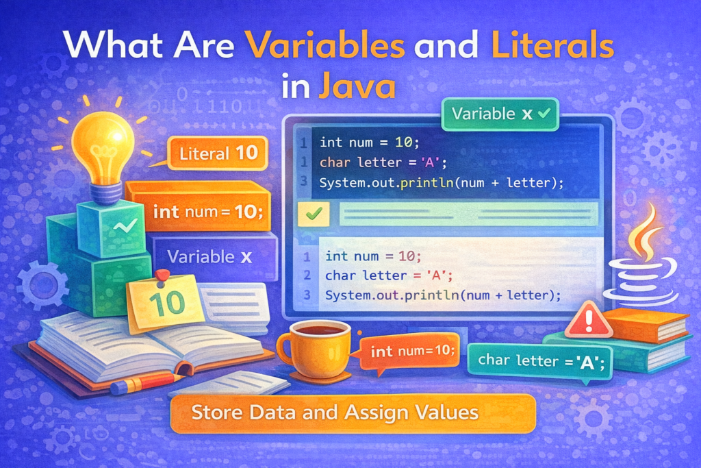 8-Difference between a Variable and Literal. Clear your confusion ...
